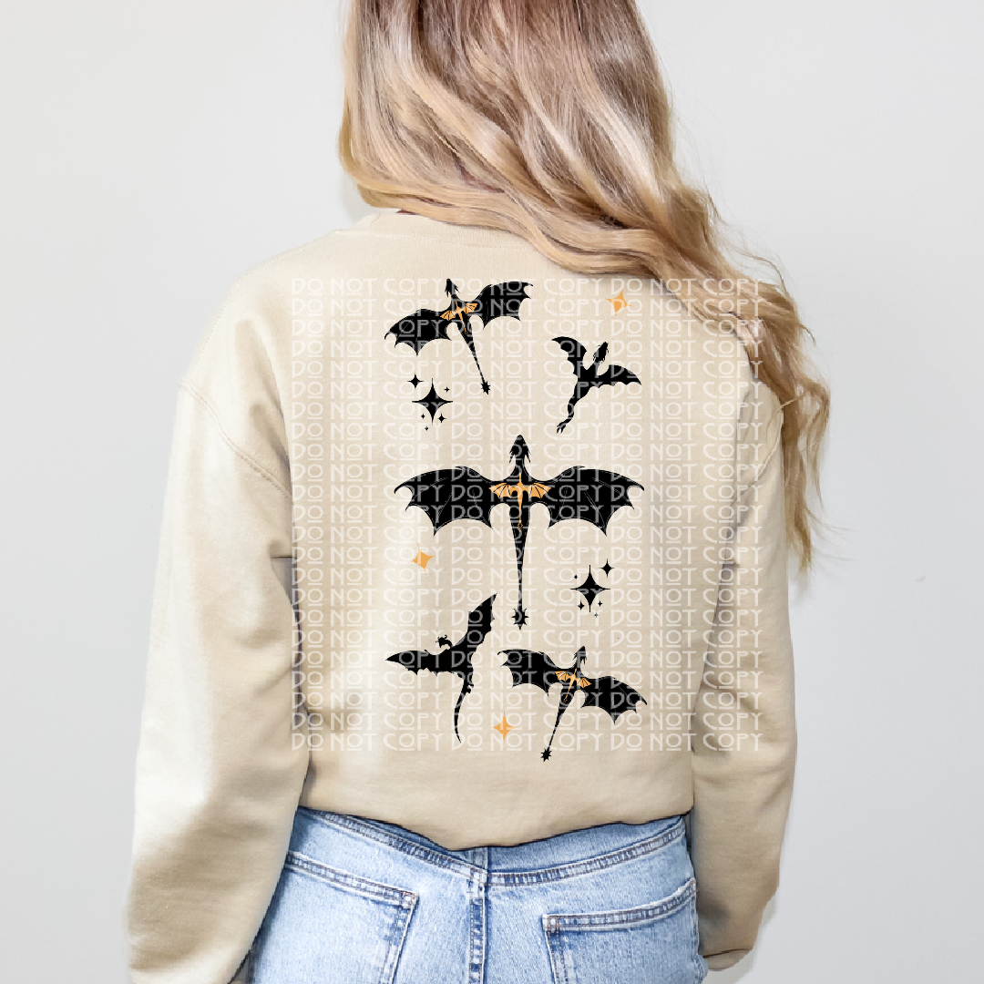 Dragon Back – Plaid Panther DTF Transfers