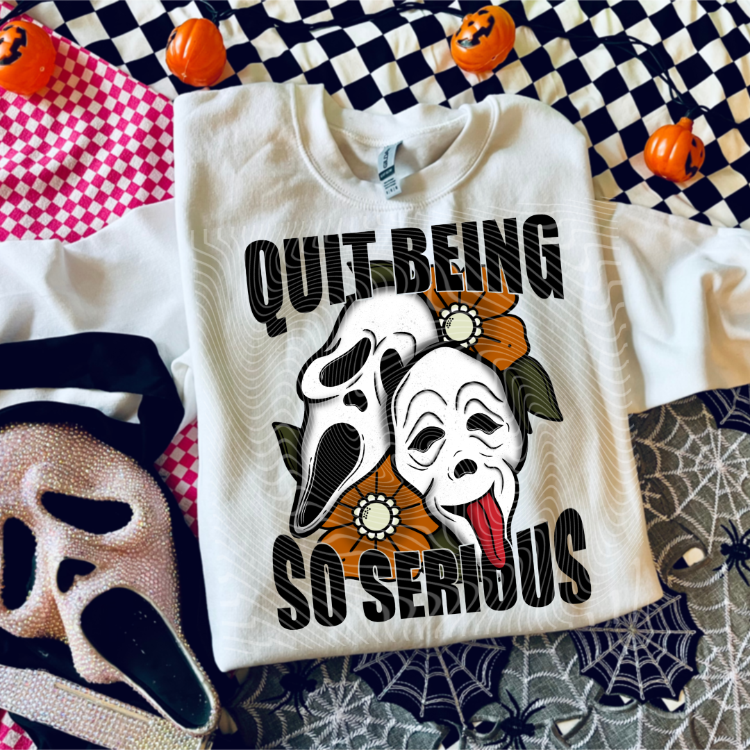 Quit Being So Serious – Plaid Panther DTF Transfers