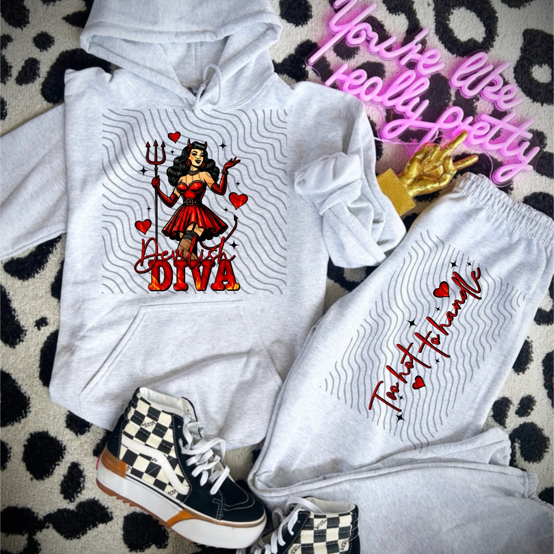 Devilish Diva – Plaid Panther DTF Transfers