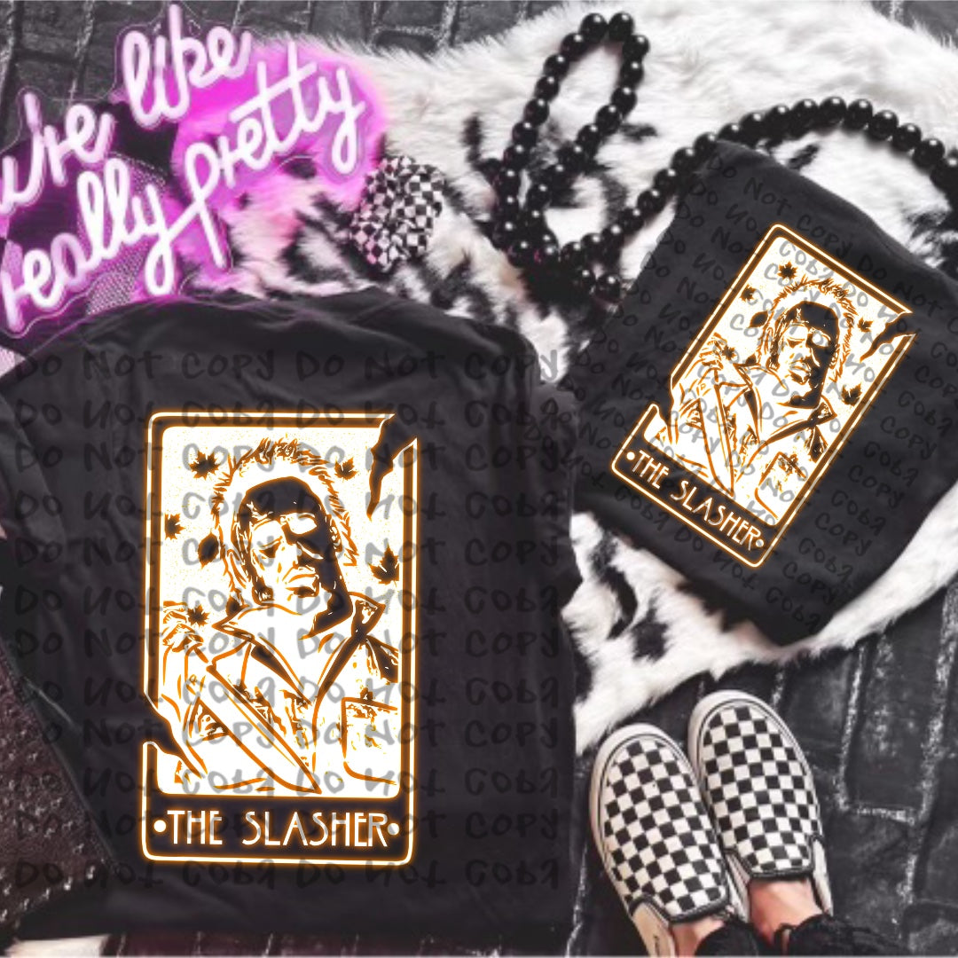 Neon Slasher – Plaid Panther DTF Transfers