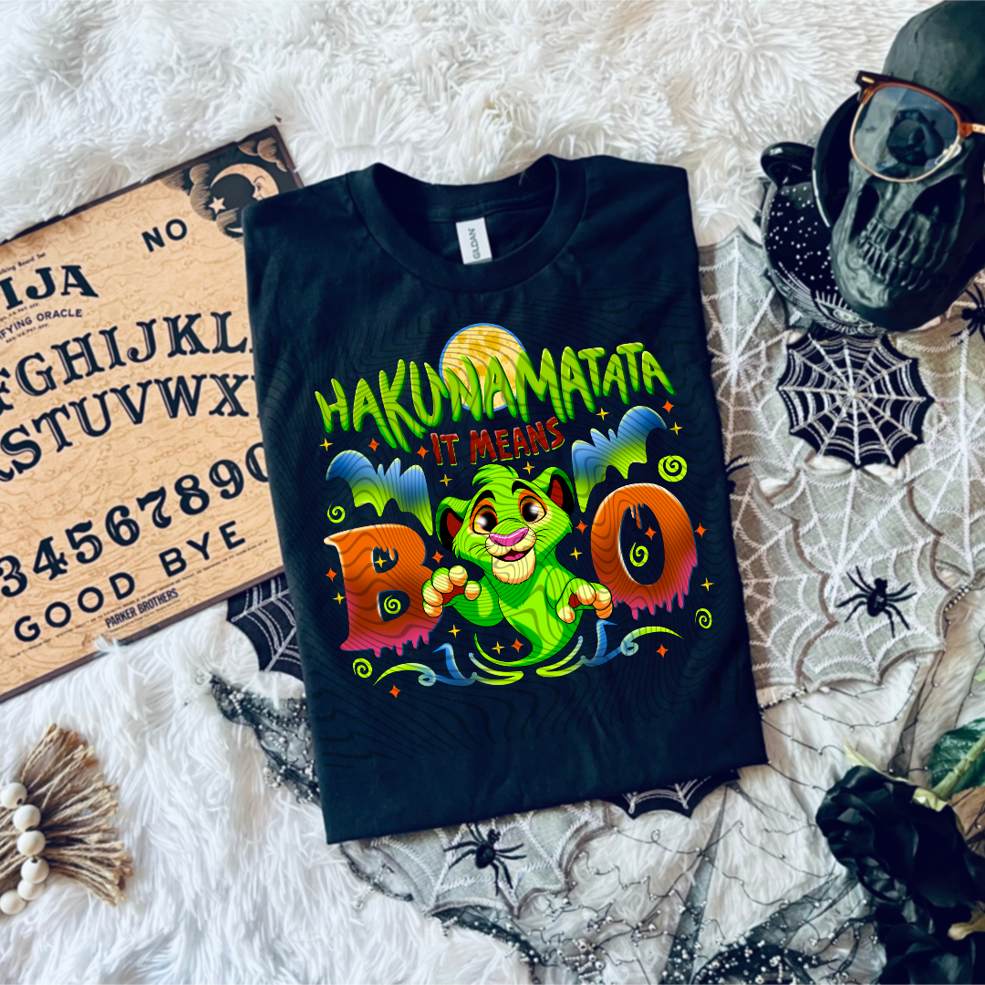 Means Boo – Plaid Panther DTF Transfers