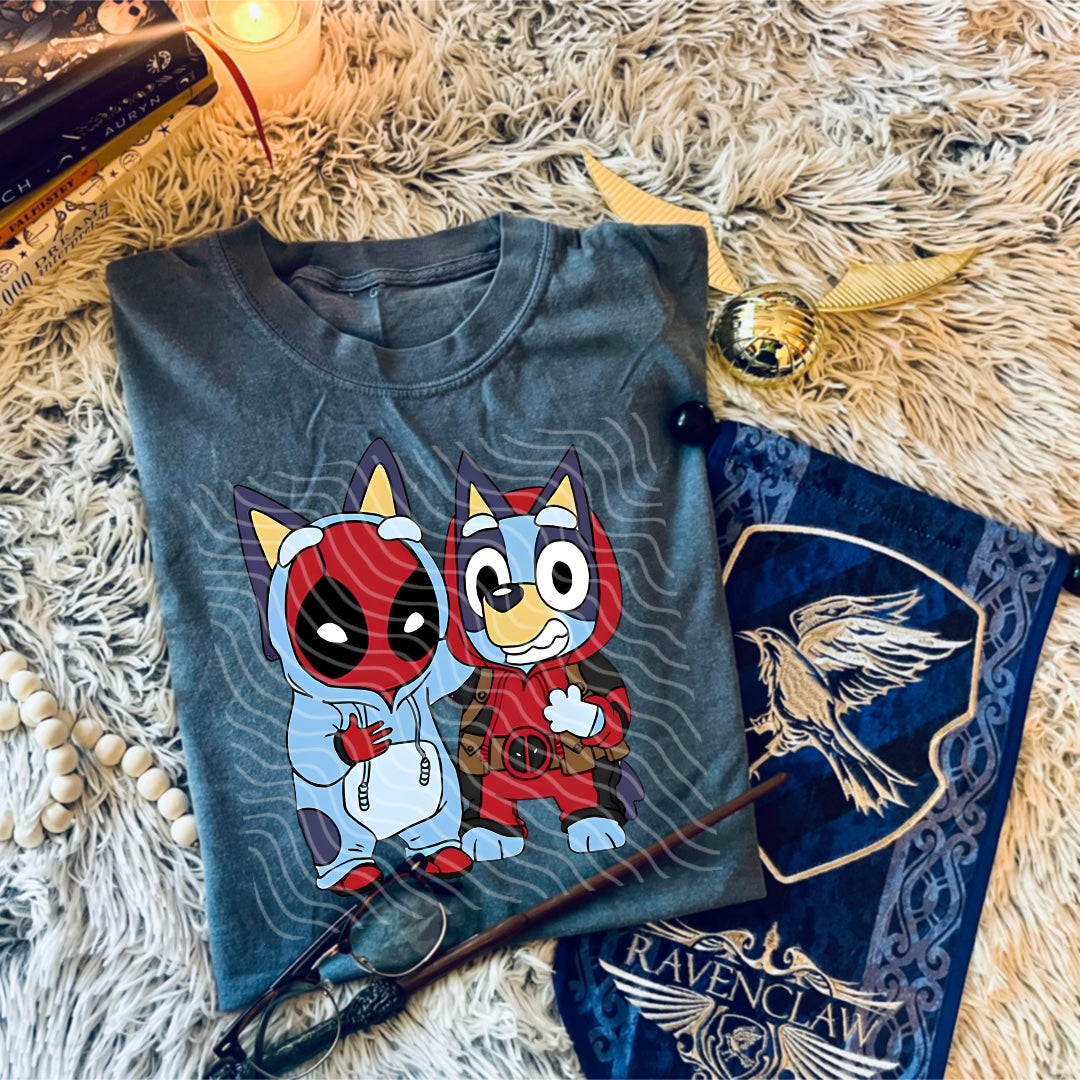 Blue Pool – Plaid Panther DTF Transfers