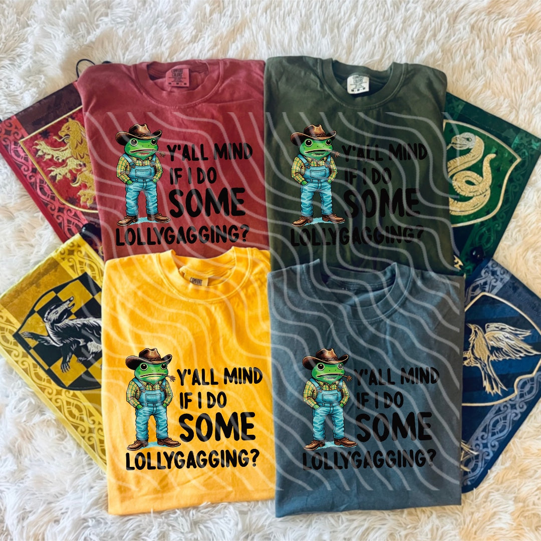 Lollygagging – Plaid Panther DTF Transfers