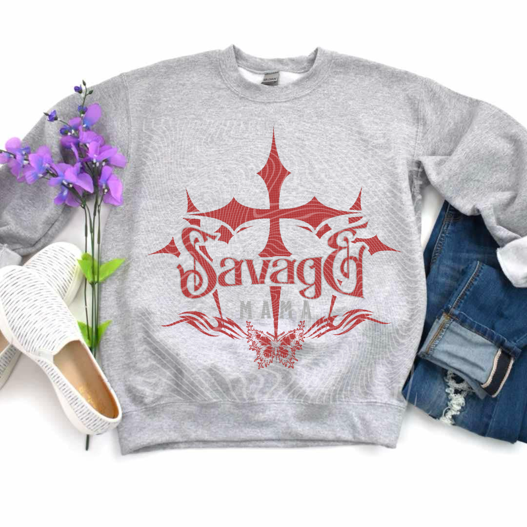Savage Mama – Plaid Panther DTF Transfers