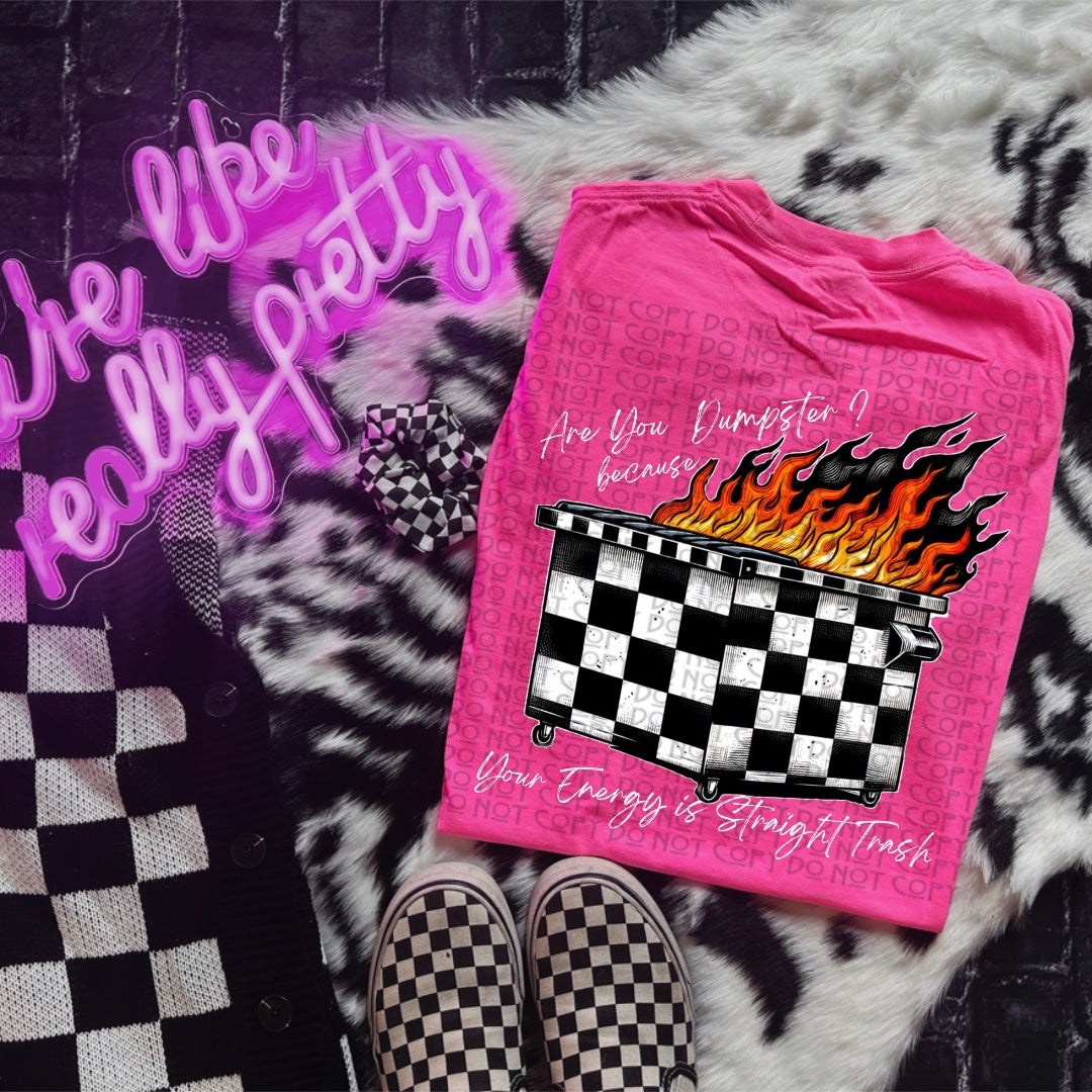 Trash – Plaid Panther DTF Transfers