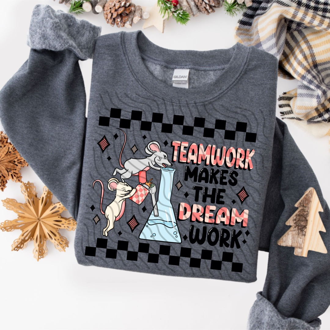 Teamwork Mice 420 – Plaid Panther DTF Transfers