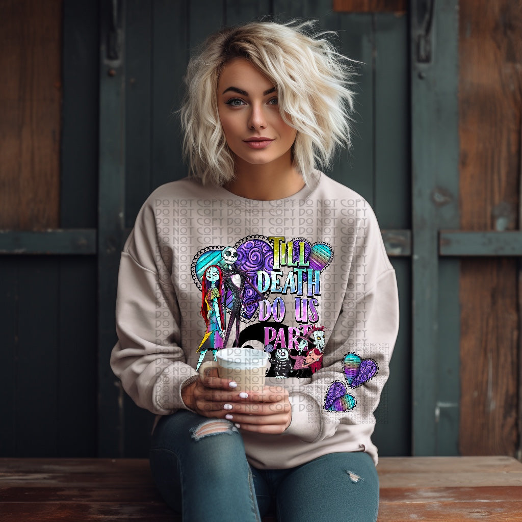 Til Death – Plaid Panther DTF Transfers