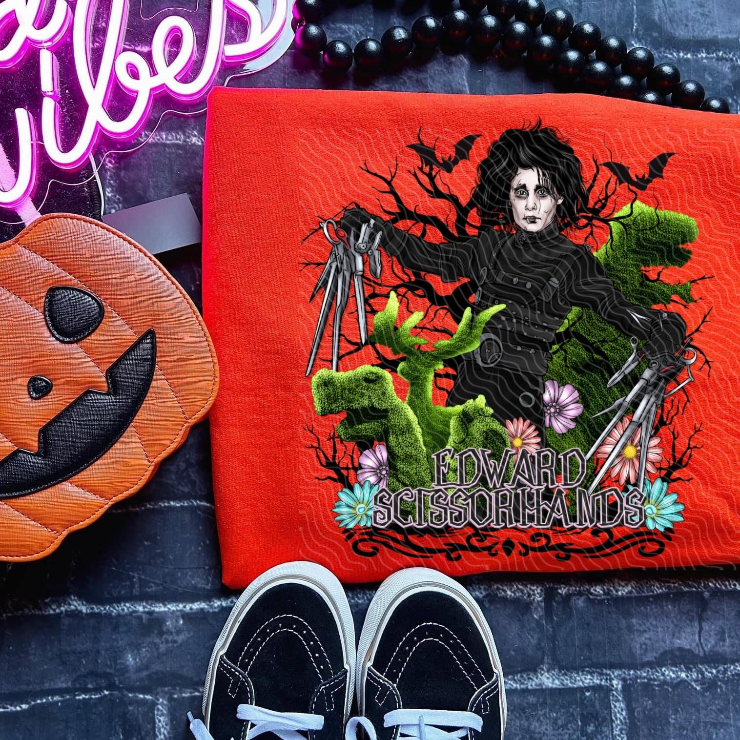 Edward Scissor – Plaid Panther DTF Transfers