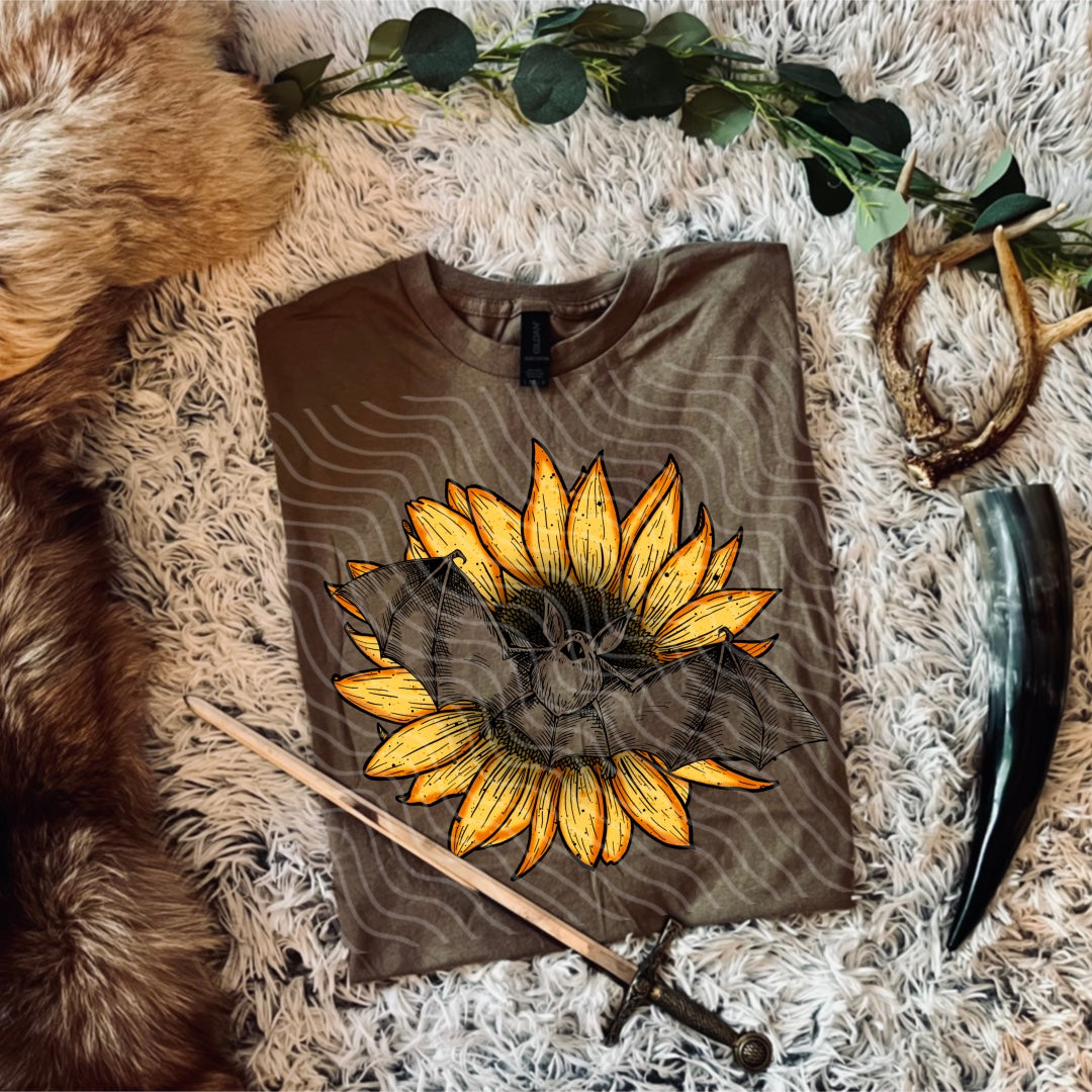 Sunflower Bat – Plaid Panther DTF Transfers