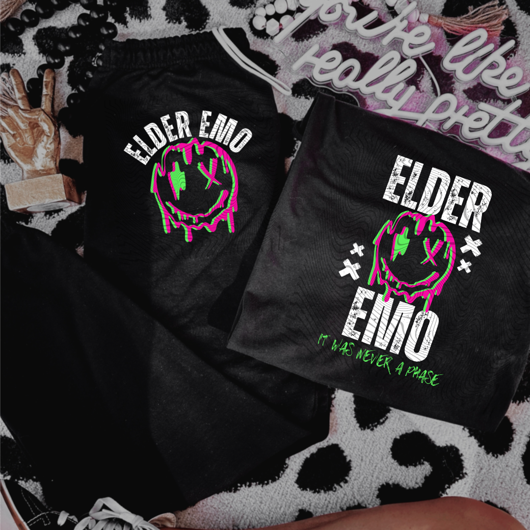 Elder Emo – Plaid Panther DTF Transfers