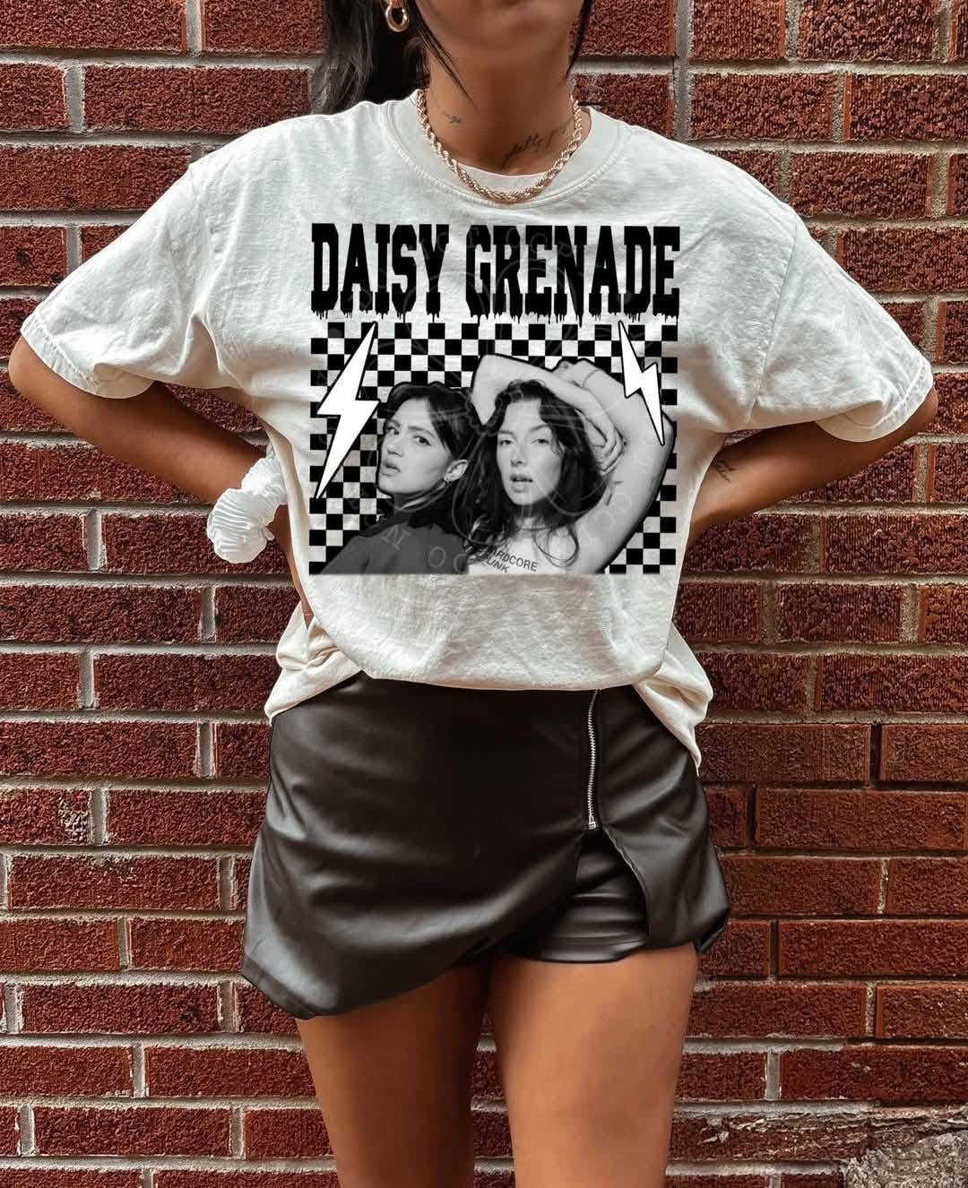 Daisy Grenade – Plaid Panther DTF Transfers