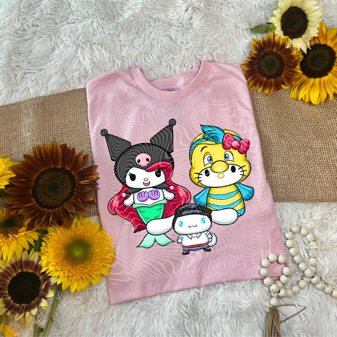 Mermaid Kitty – Plaid Panther DTF Transfers