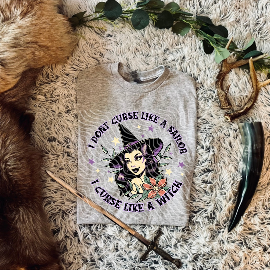 Curse Like A Witch – Plaid Panther DTF Transfers