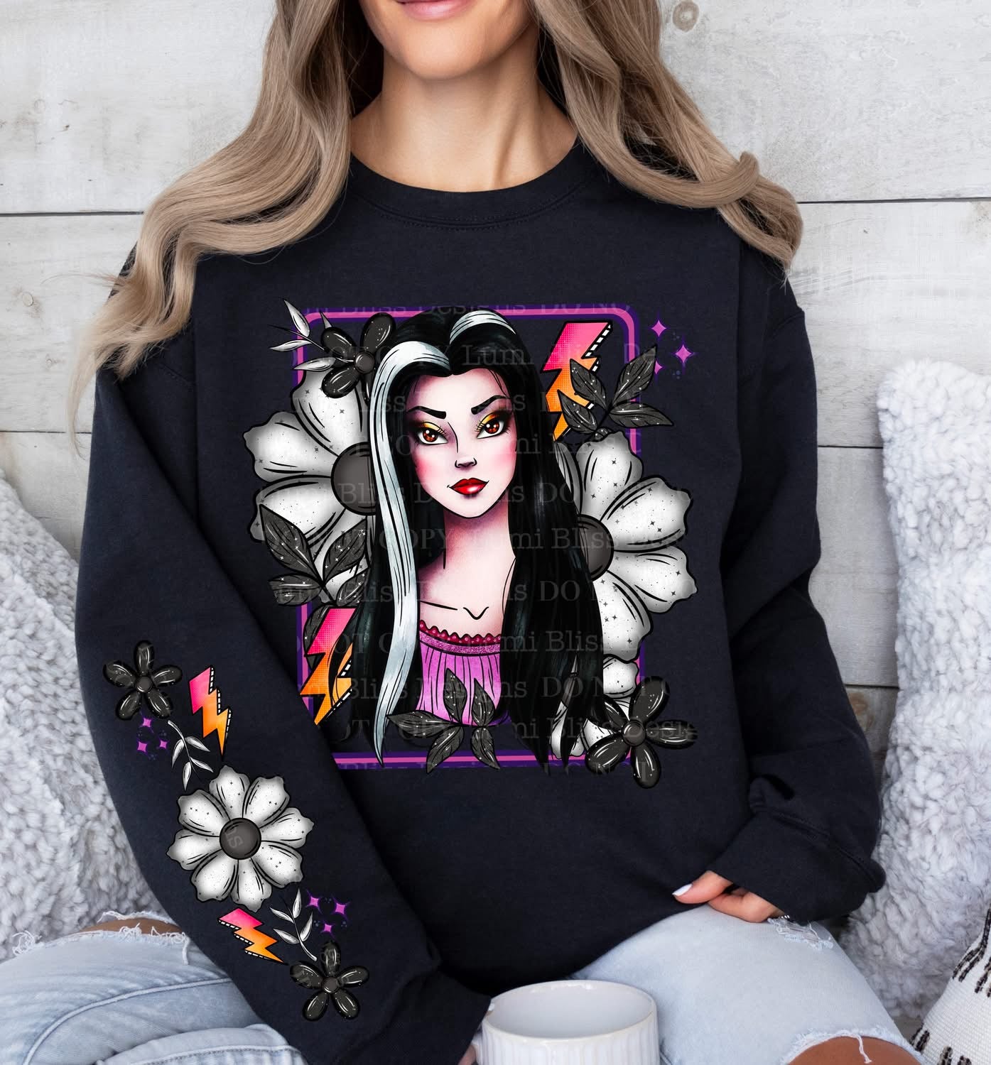 Goth Lily – Plaid Panther DTF Transfers