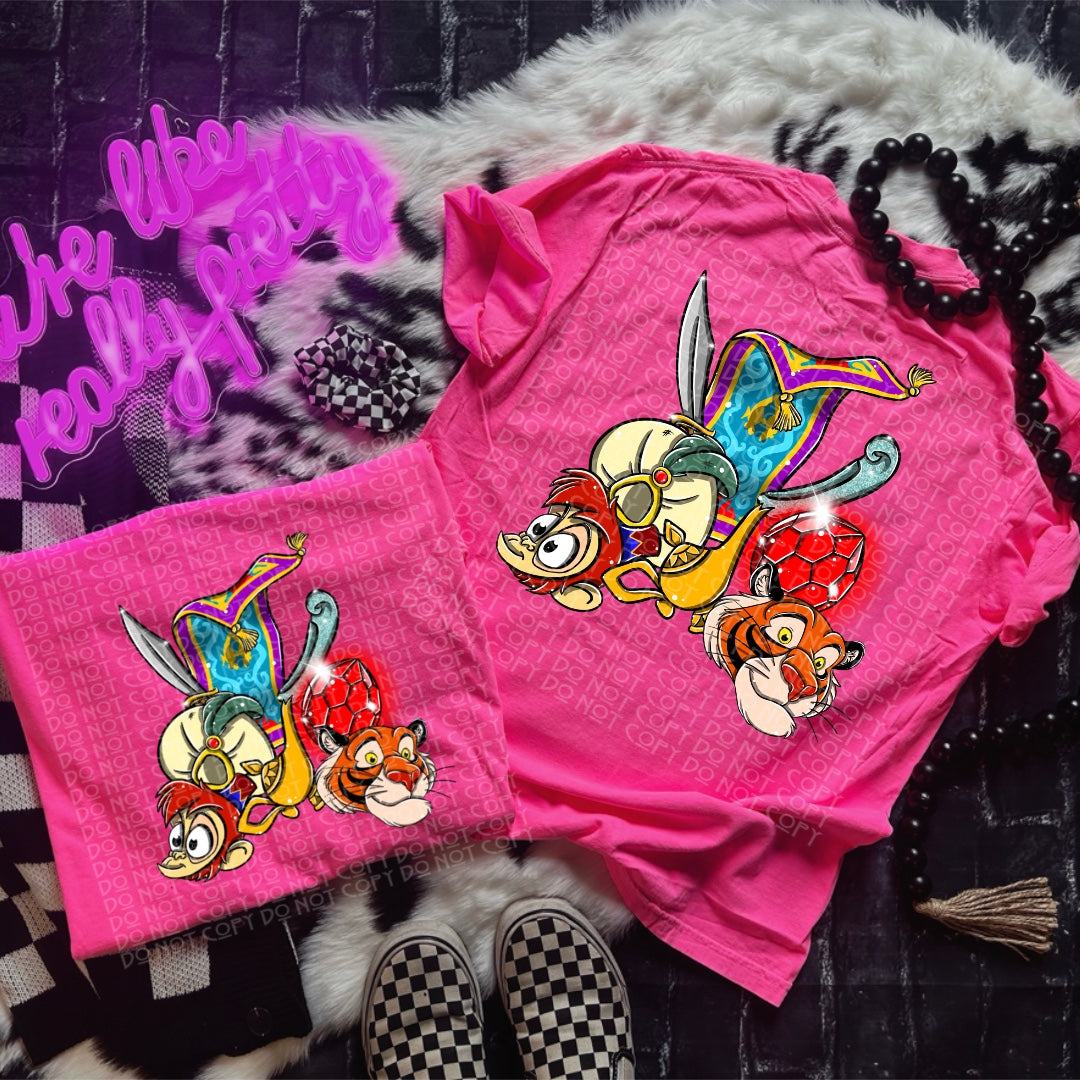 Aladdin – Plaid Panther DTF Transfers