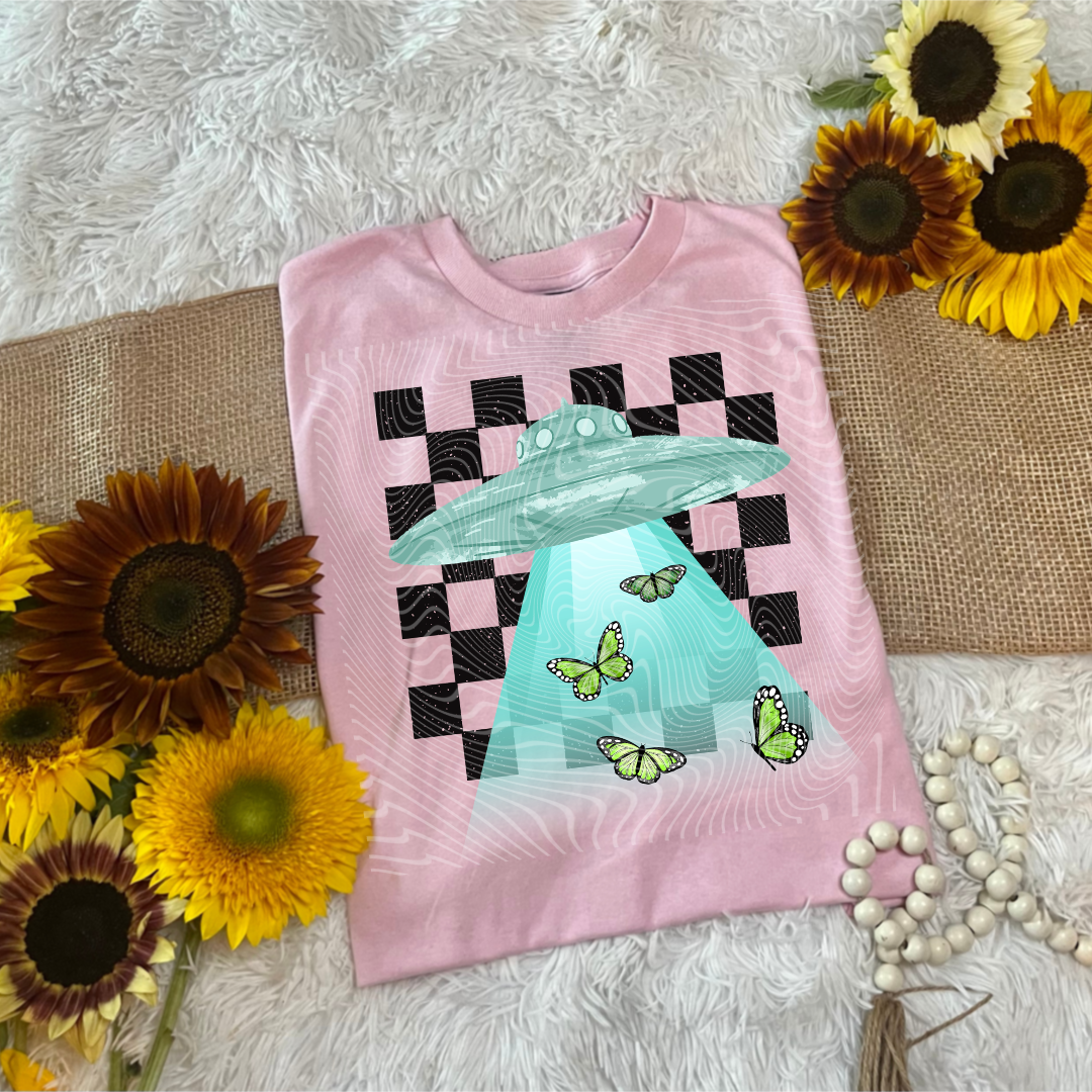 Alien Butterfly – Plaid Panther DTF Transfers