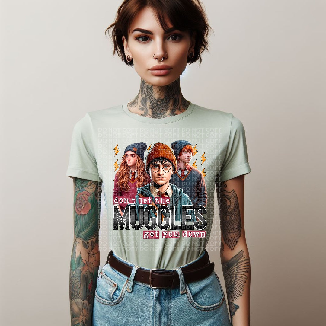 Muggles – Plaid Panther DTF Transfers