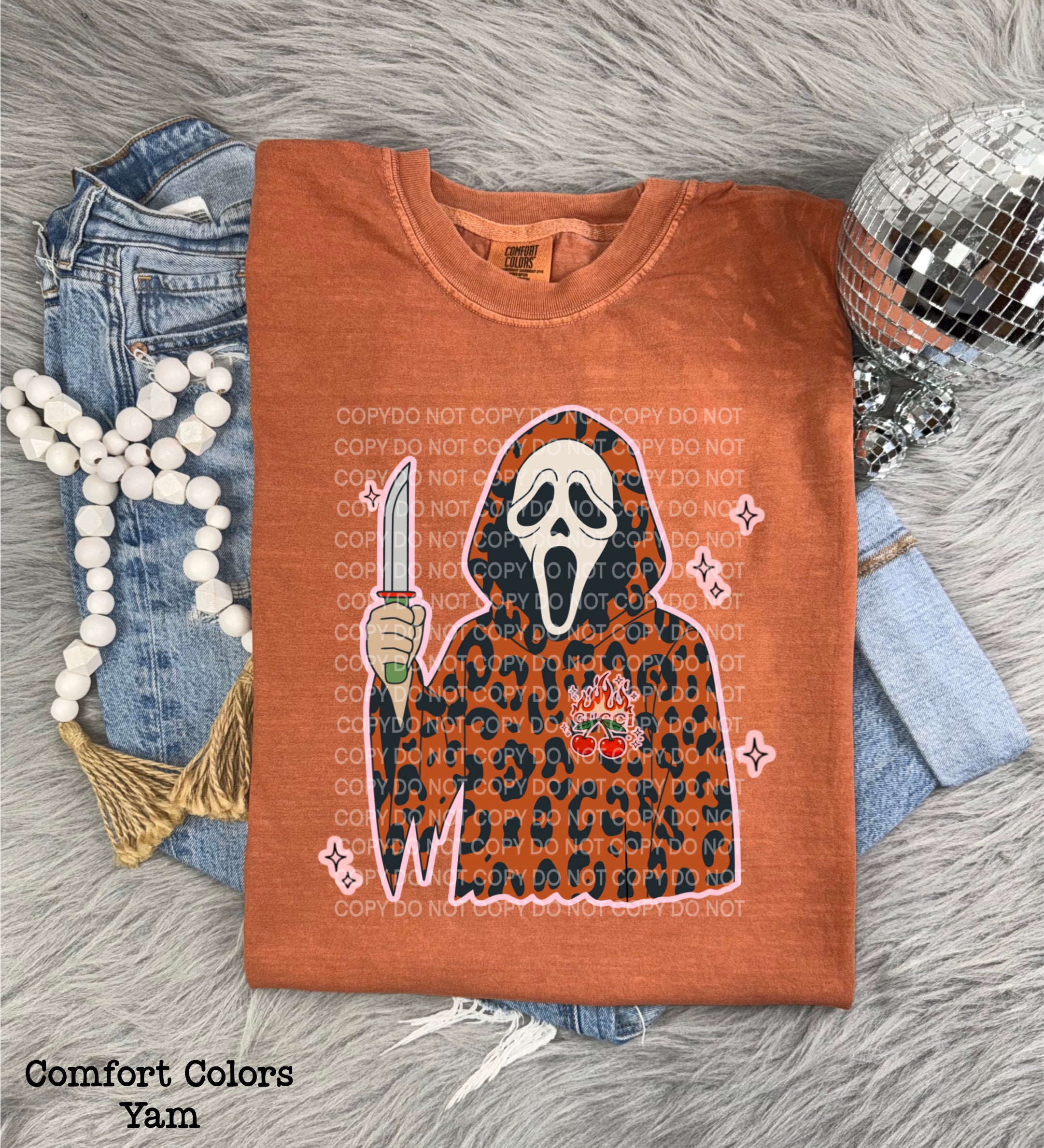 Cheetah Ghostface – Plaid Panther DTF Transfers