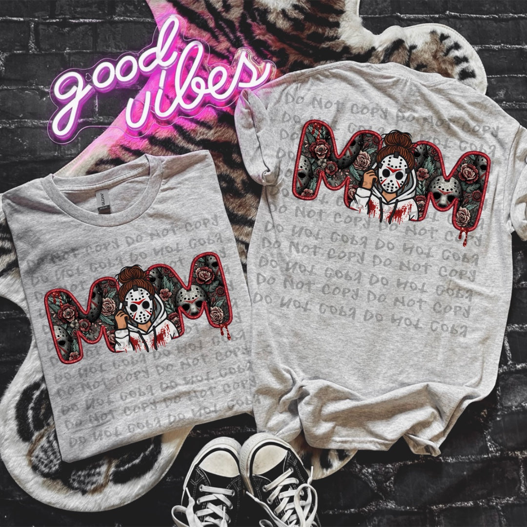 Jason Mom – Plaid Panther DTF Transfers