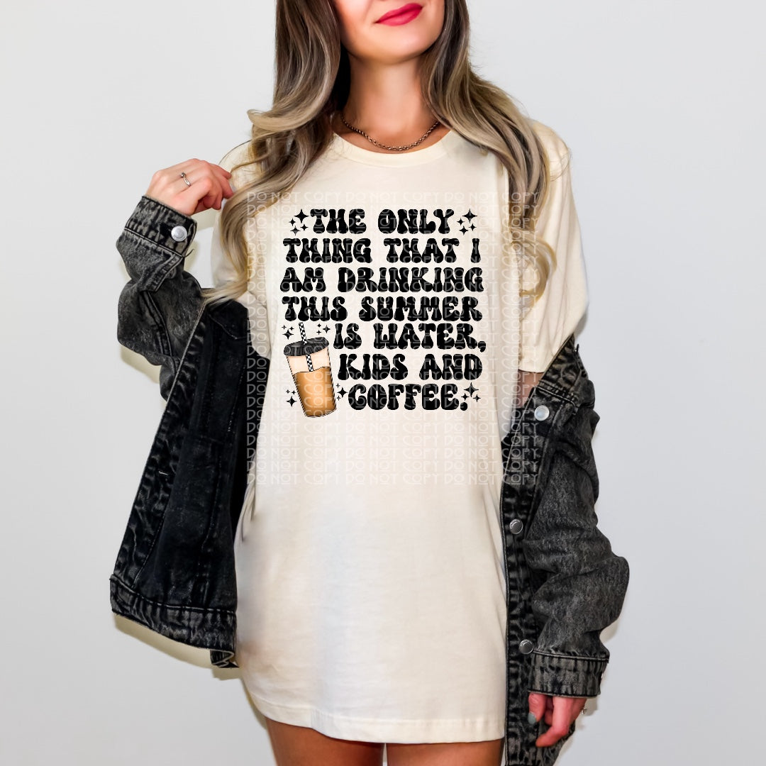 Water Kids And Coffee – Plaid Panther DTF Transfers