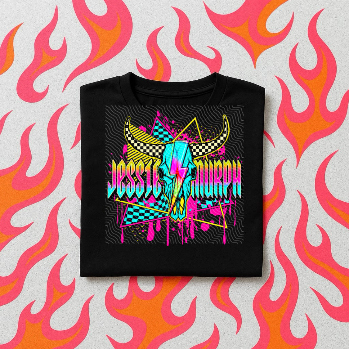 Neon Jessie – Plaid Panther DTF Transfers