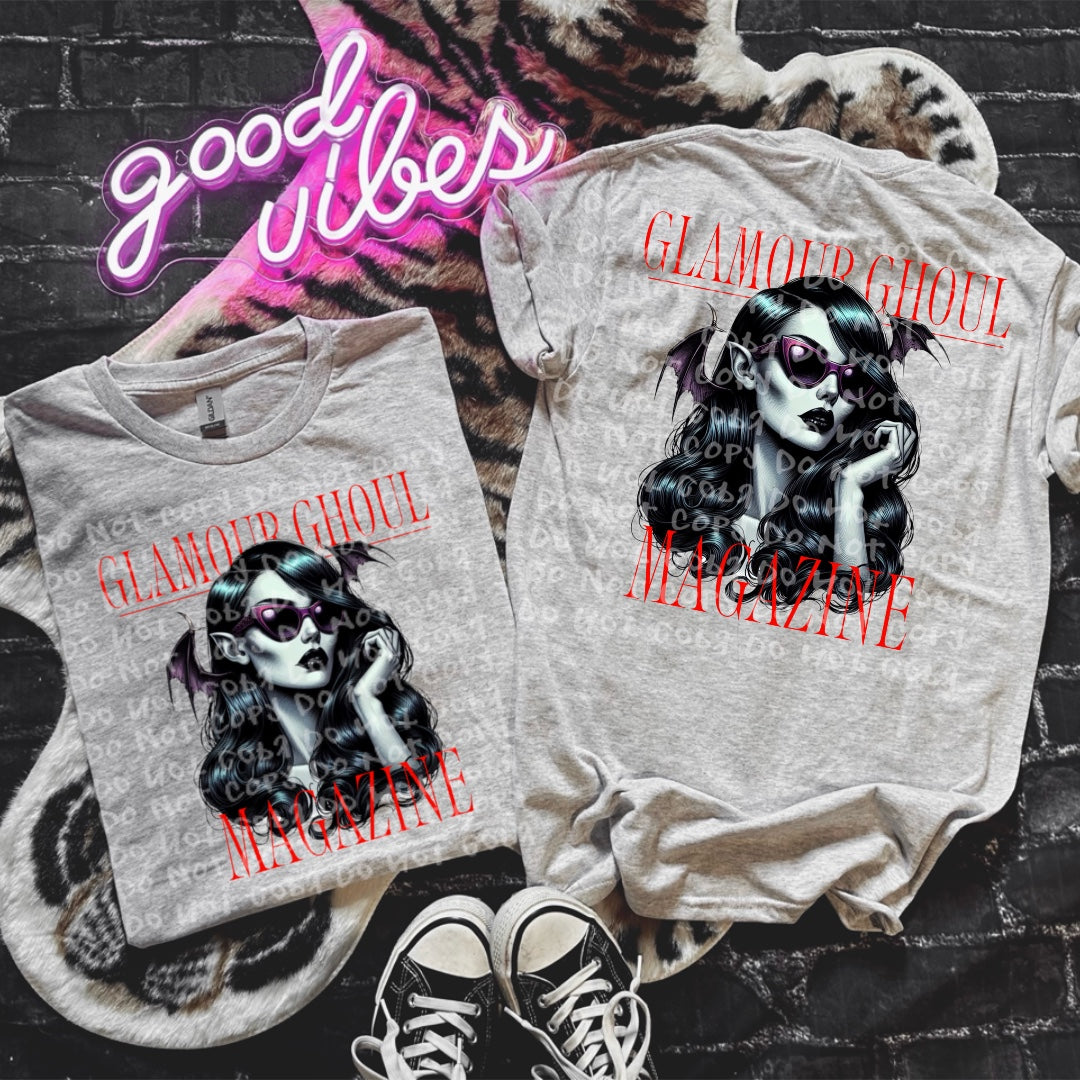 Glamour Ghoul – Plaid Panther DTF Transfers