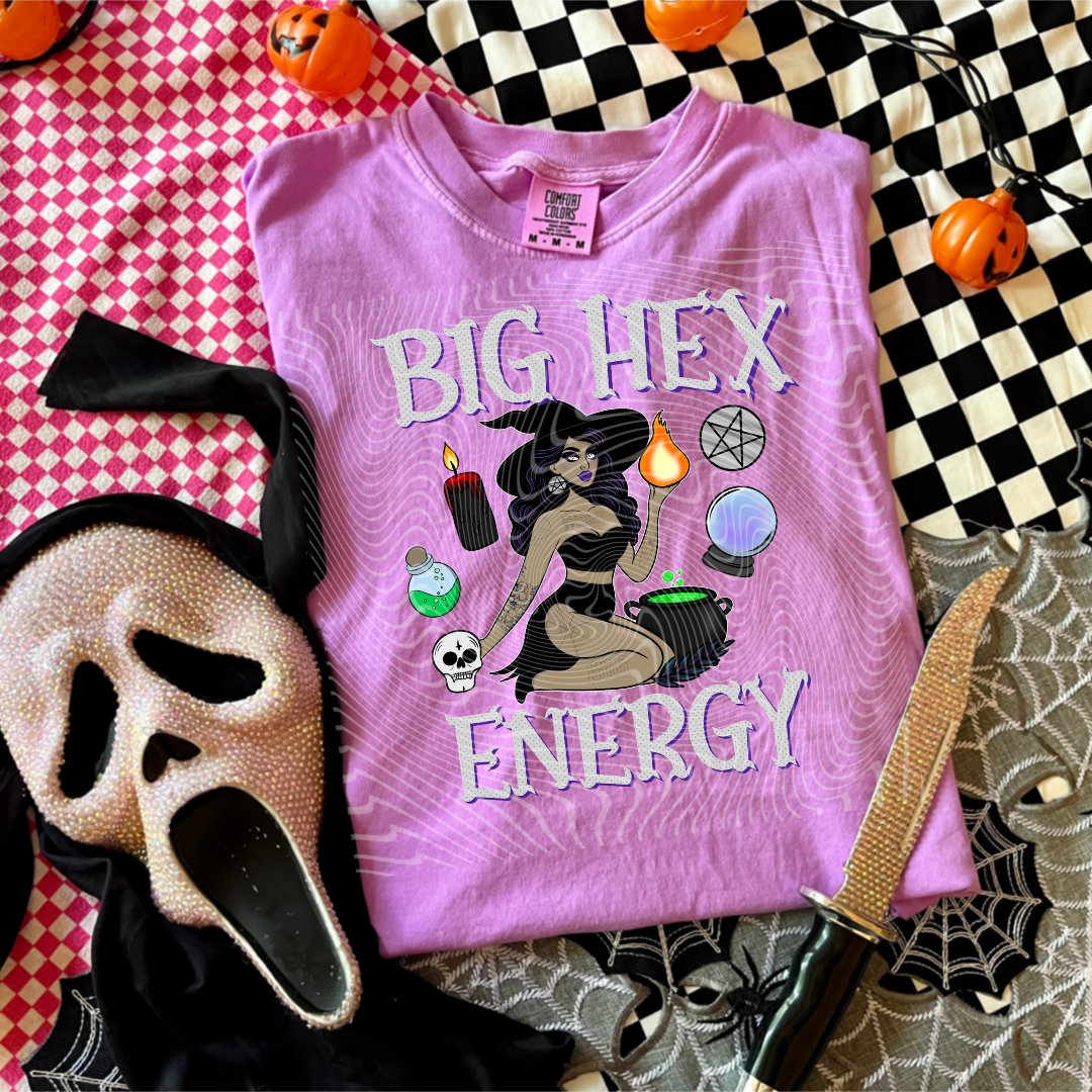 Big Hex Energy – Plaid Panther DTF Transfers