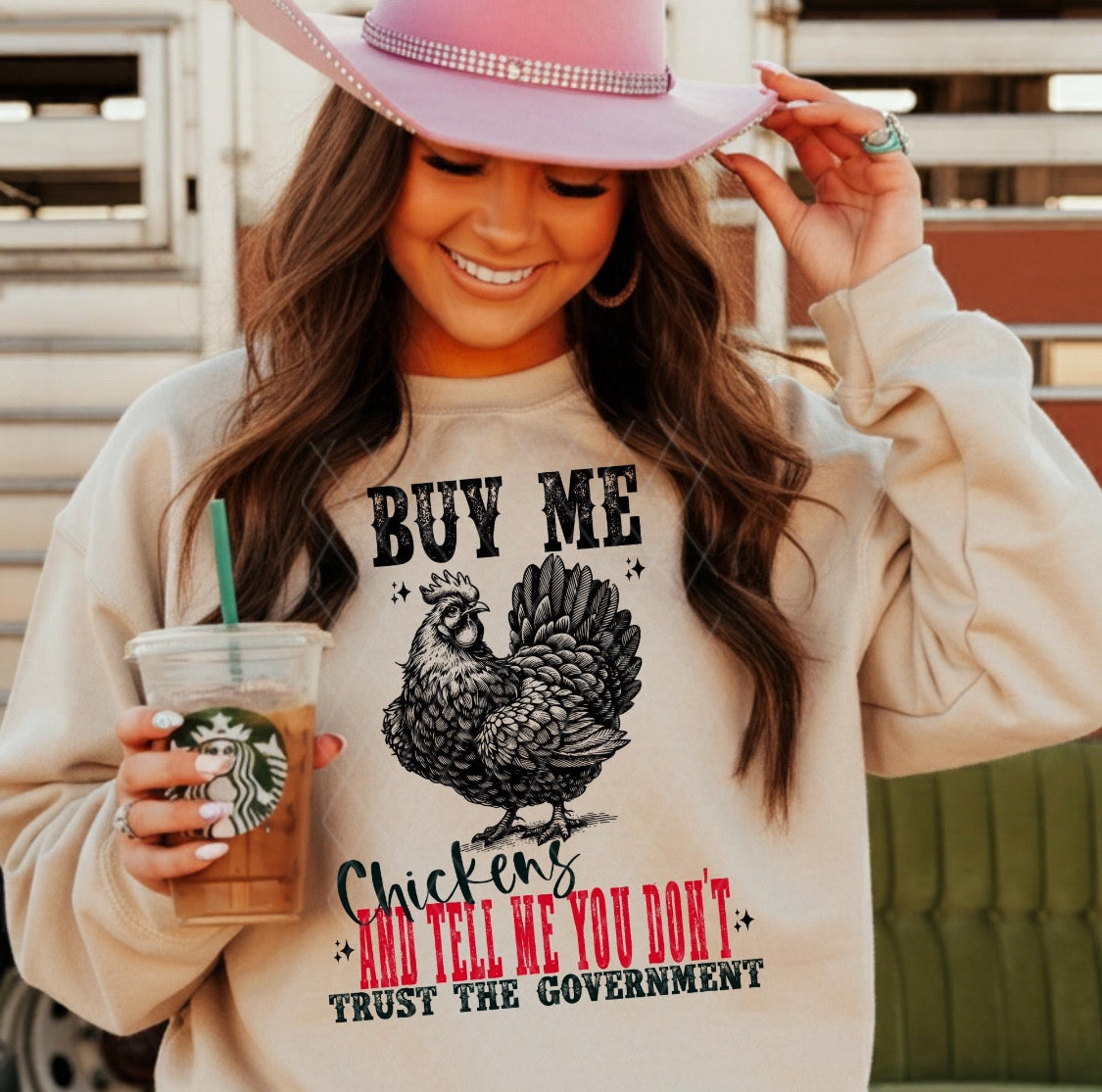Buy Me Chickens – Plaid Panther DTF Transfers