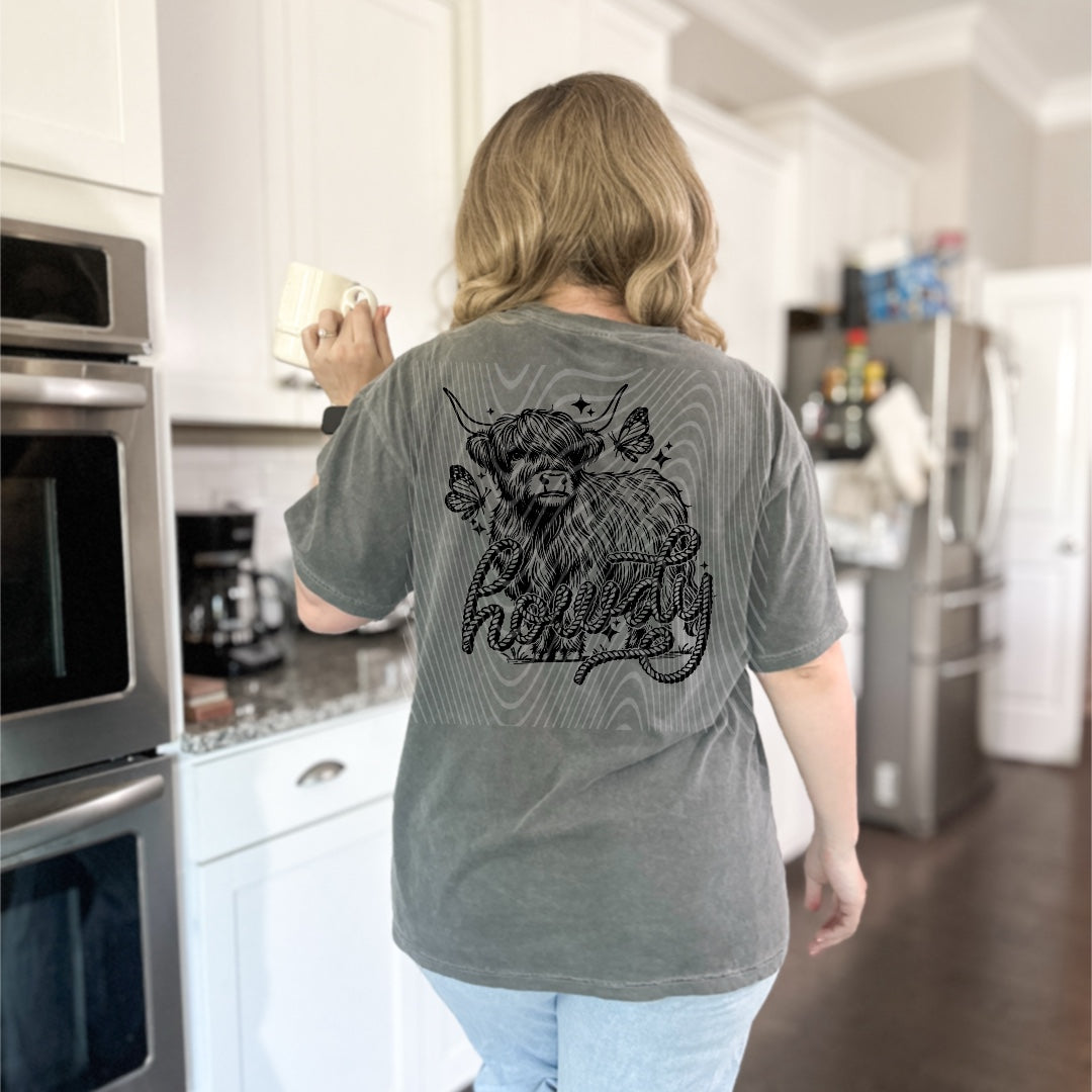 Howdy – Plaid Panther DTF Transfers