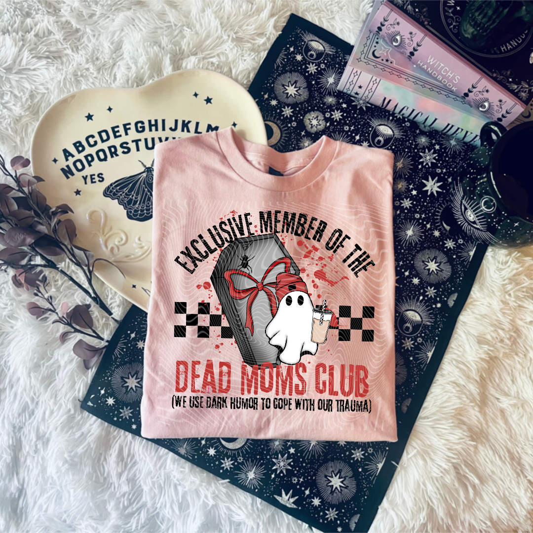 Dead Moms Club – Plaid Panther DTF Transfers