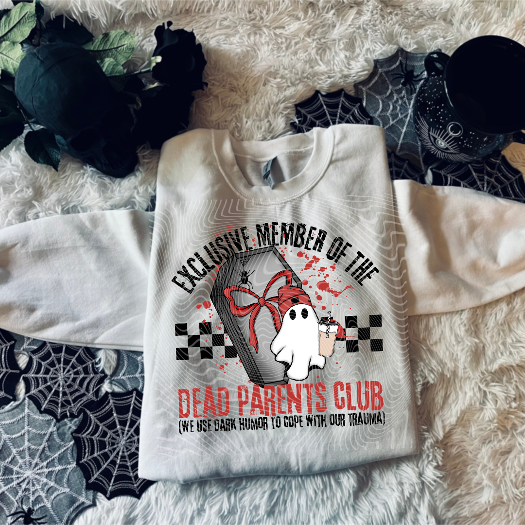 Dead Parents Club – Plaid Panther DTF Transfers