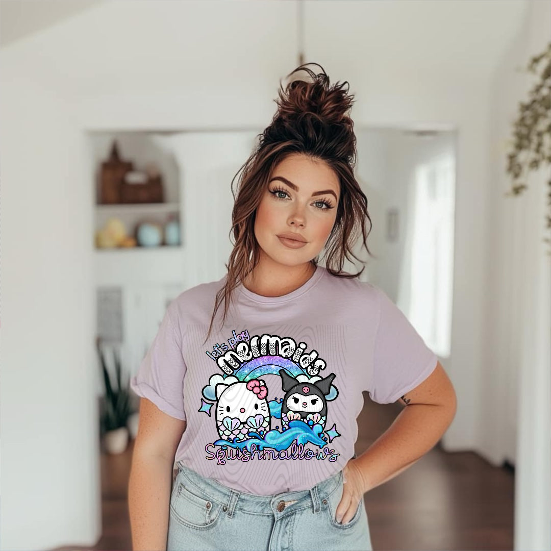 Mermaid Squish – Plaid Panther DTF Transfers