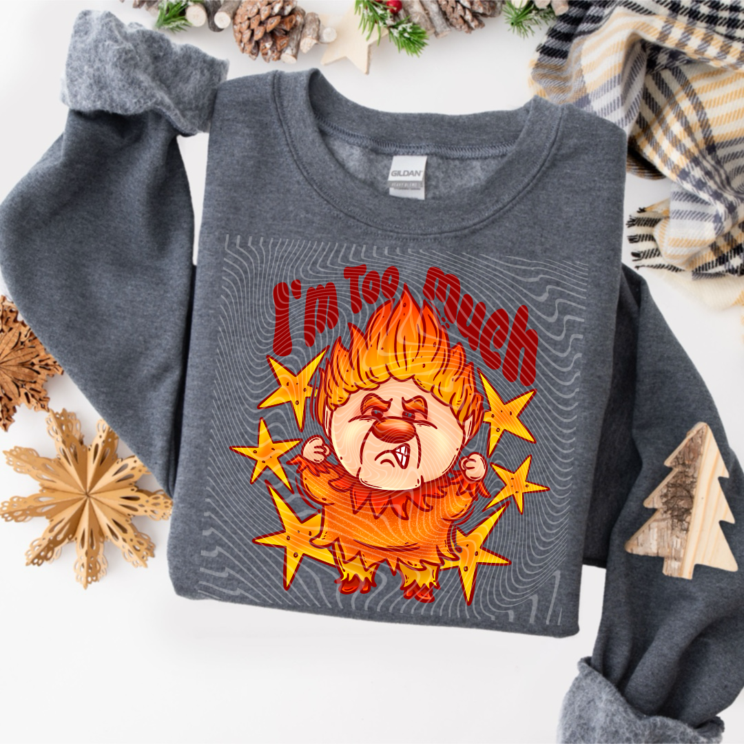 I’m Too Much – Plaid Panther DTF Transfers