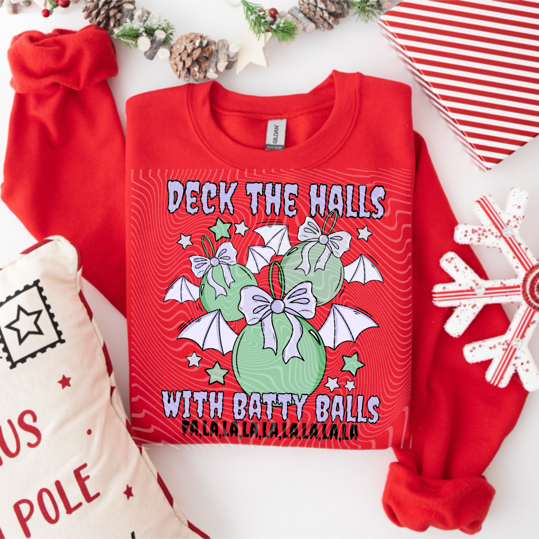 Deck The Halls – Plaid Panther DTF Transfers