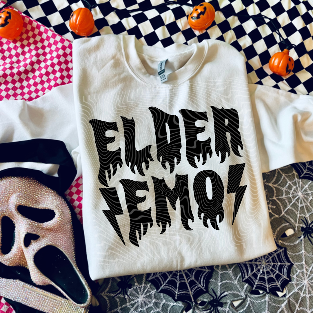 Elder Emo – Plaid Panther DTF Transfers