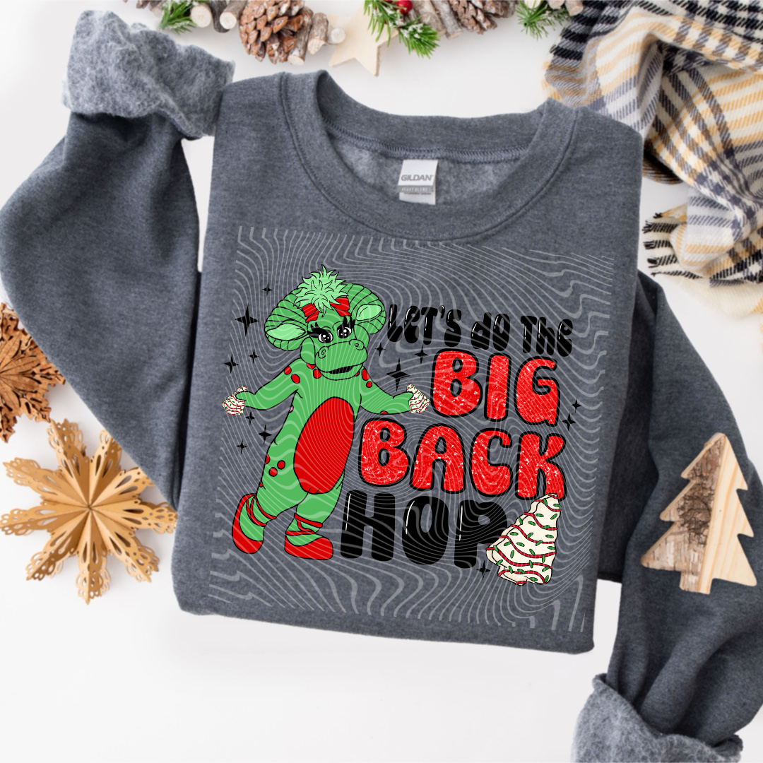 Big Back Hop – Plaid Panther DTF Transfers