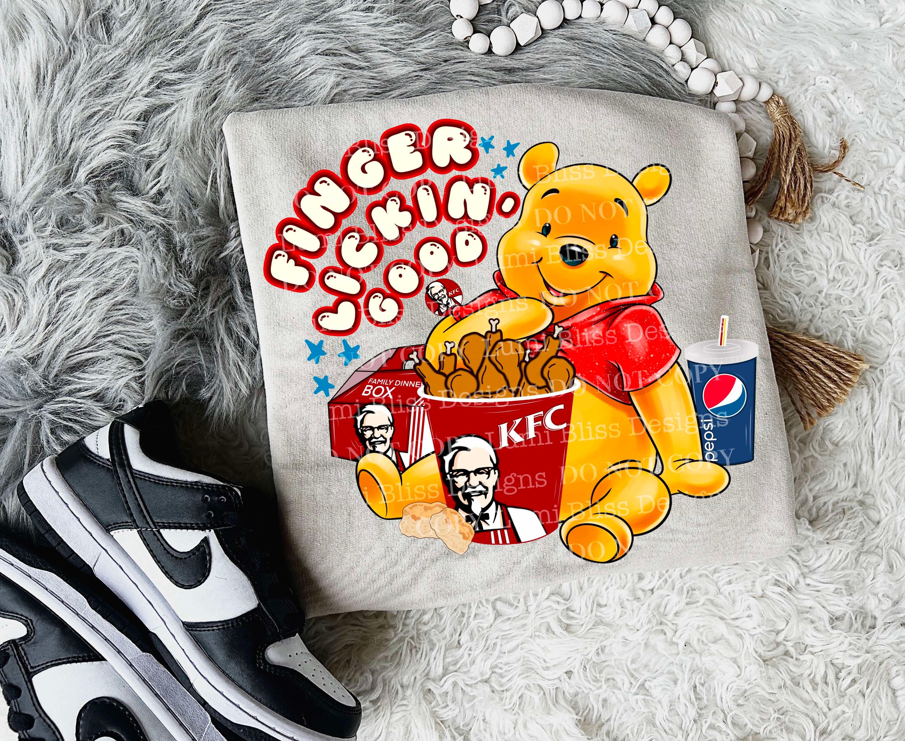 Bear eating chicken (Copy) – Plaid Panther DTF Transfers