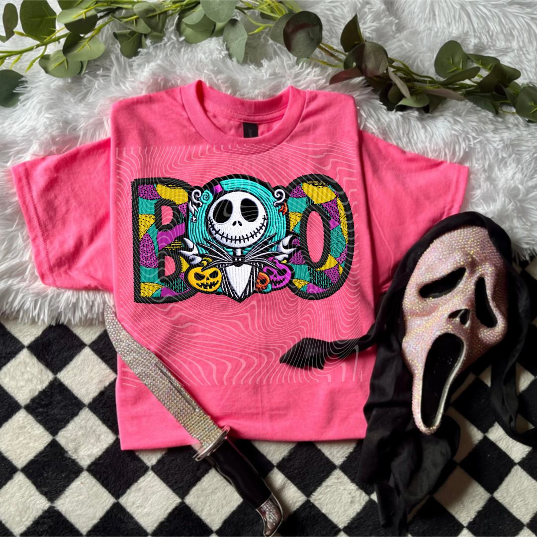 Boo Jack – Plaid Panther DTF Transfers