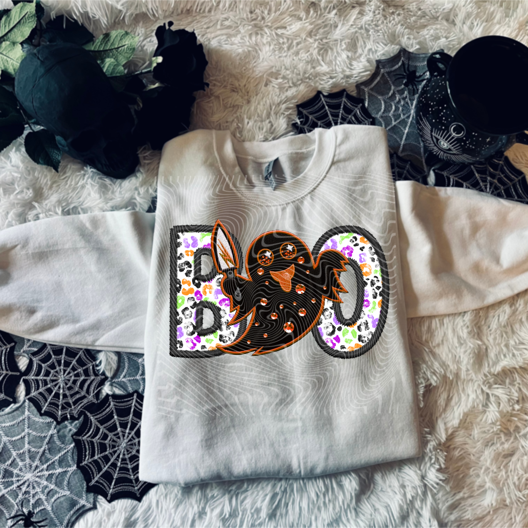 Boo ghost – Plaid Panther DTF Transfers