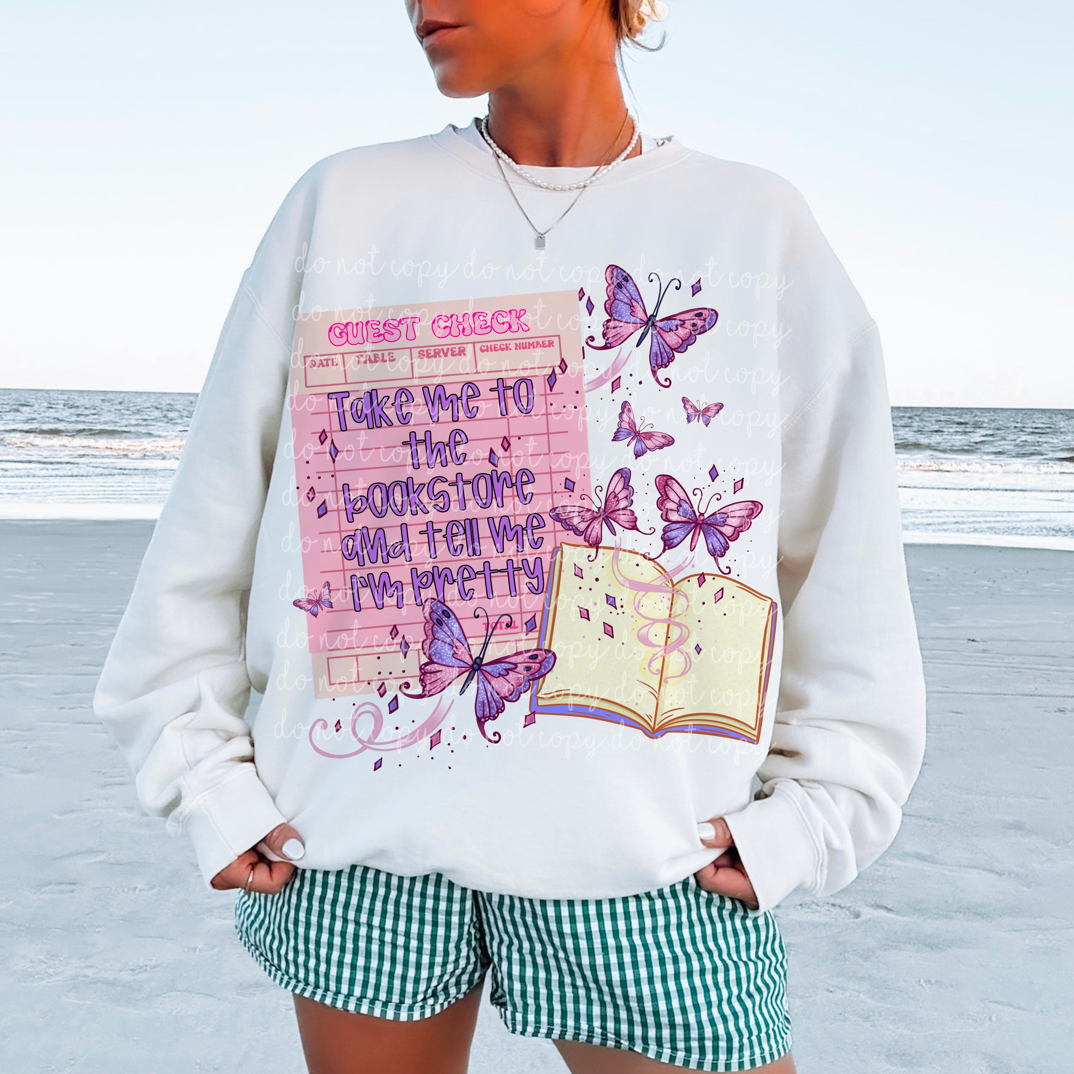 Take Me to the Bookstore – Plaid Panther DTF Transfers