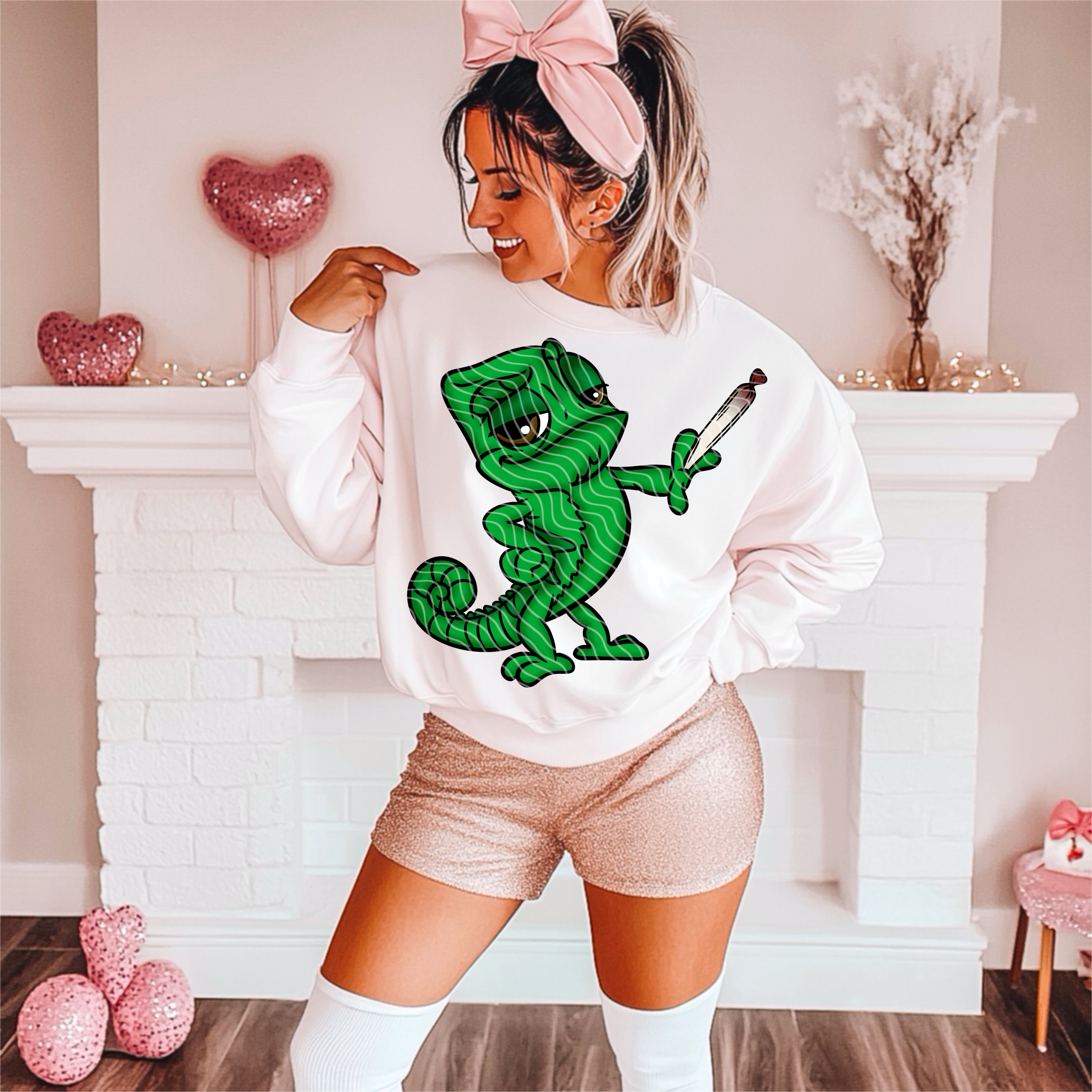Chameleon (Copy) – Plaid Panther DTF Transfers