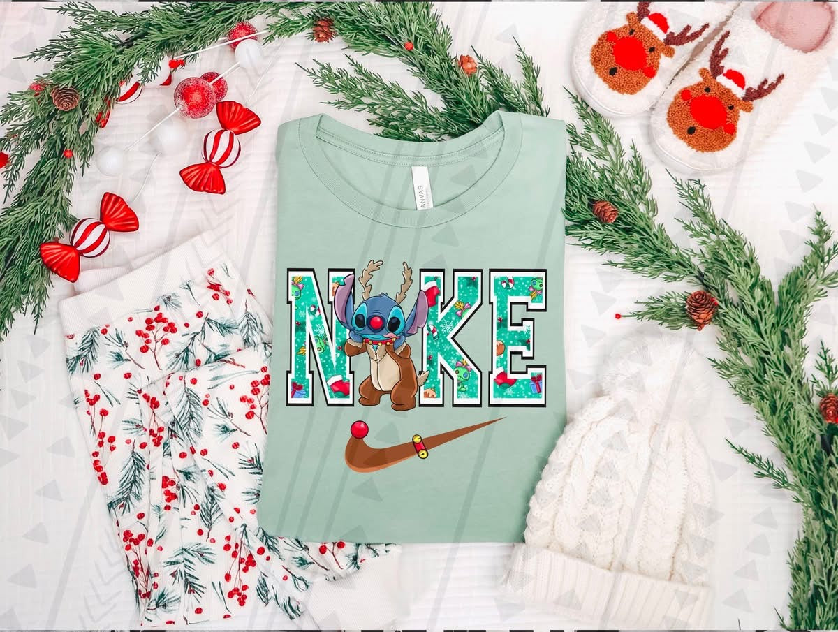 Reindeer Alien Swoosh – Plaid Panther DTF Transfers