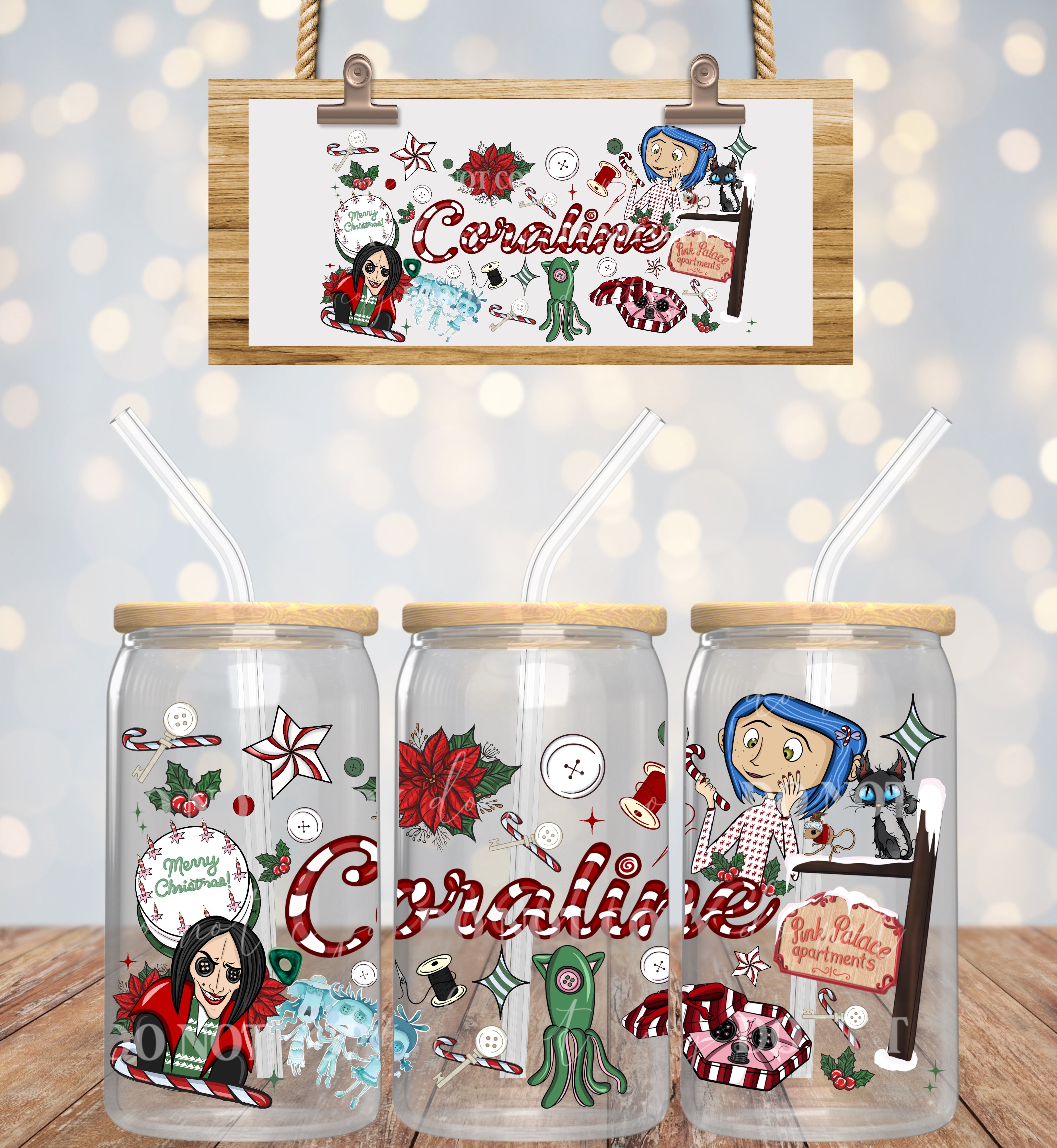 Cora Christmas – Plaid Panther DTF Transfers