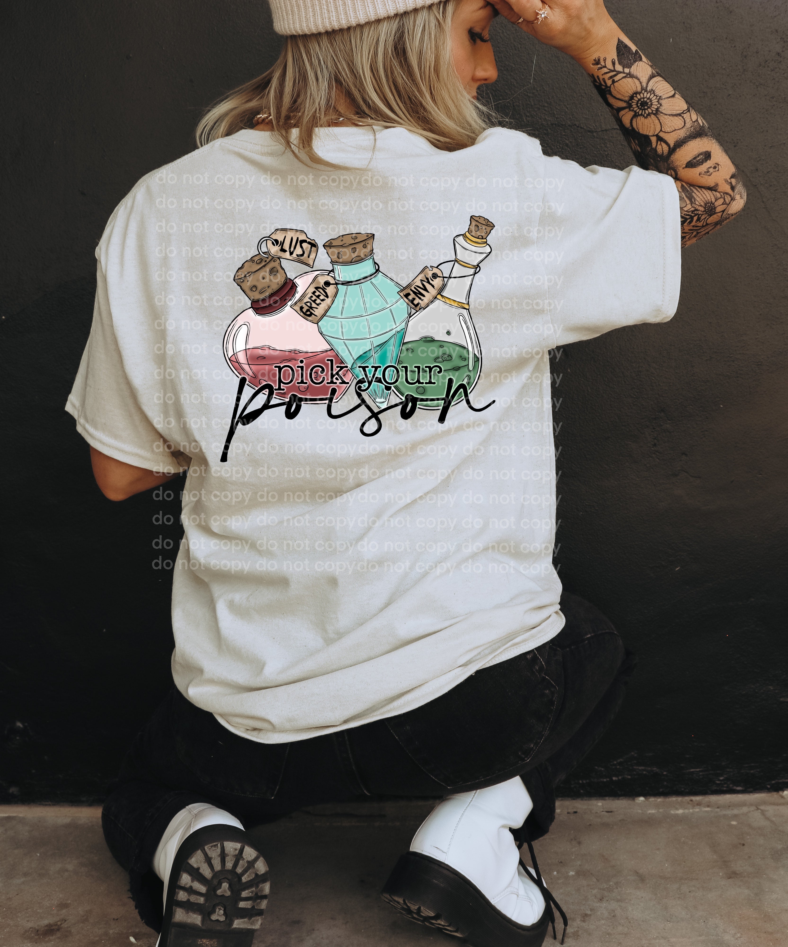 Pick your poison – Plaid Panther DTF Transfers